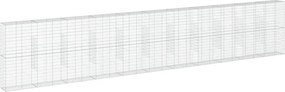 Gabionový koš s víkem 1 100 x 50 x 200 cm pozinkované železo 3295176