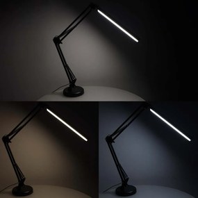 Creative Corner Stolní lampa LED Otočné rameno USB 2 způsoby upevnění