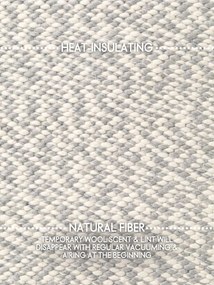 ELLE Decoration, Kusový koberec Lyon Beans 106317 Natural Cream Grey z kolekce Elle, 140x200, šedá, ložnice