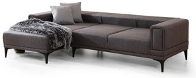 Hanah Home Rohová pohovka HORIZON tmavě šedá levá