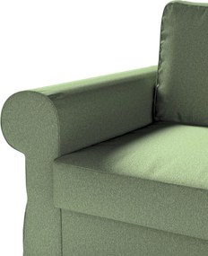 Potah na pohovku IKEA Backabro 2-místná, rozkládací barva zelená látka pletený vzor