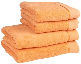 Tegatex Bavlněný ručník / osuška z mikro bavlny- oranžová Velikost: 70*140 cm
