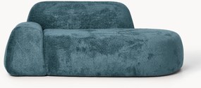Šezlong z plyšového bouclé Wolke, 2místný