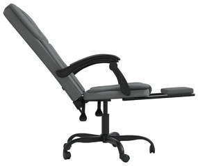 Petromila Polohovací kancelářská židle tmavě šedá textil