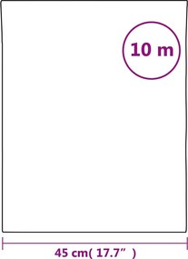 vidaXL Okenní fólie statická matná průhledná 45 x 1 000 cm PVC [155821] Barva: Bílá
