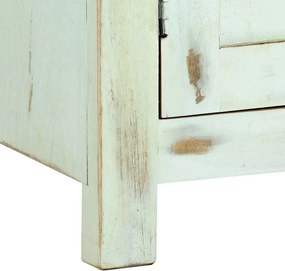 Příborník světle modrý 110x35x70 cm masivní mangovníkové dřevo 247763