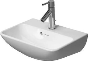 Duravit ME by Starck - Umývátko 45x32 cm, s přepadem, bez otvoru pro baterii, bílá 0719450010