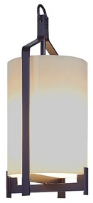 Stolní či podlahová designová lampička Fanal Table / Floor Barevná varianta: Černá / Cotonet písčitý, Rozměr: ø160 mm x 335 mm