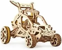 Ugears 3D dřevěné mechanické puzzle Mini bugina / od 14 let / 80 dílků