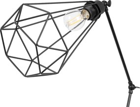 Toolight - Podlahová lampa Reno 1xE27 60W 300216 Diament, černá, OSW-06963