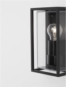 NV 9492760 Venkovní nástěnné svítidlo REGINA antracitový hliník čirý a matný akryl E27 1x12W 220-240V bez žárovky IP65 - NOVA LUCE