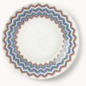 Sada snídaňových talířů z kostního porcelánu Fine Bone China Jarris, 6 dílů