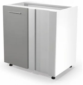 Dolní rohová skříňka Vento DN-100/82, šedá