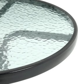 Zahradní set TREGO ISLAND - 2 židle a kulatý stůl ø 60 cm, zelená