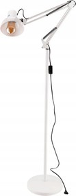 BERGE LED stojací lampa 1xE27 185cm bílá