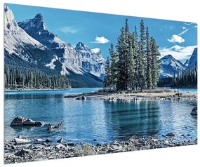 Obraz zimní horské krajiny (120x80 cm)