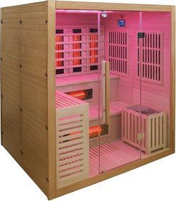 BPS-koupelny Kombinovaná sauna 2v1  - Infrasauna + finská sauna 180x160, 4-5 osob
