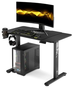 Elektricky výškově nastavitelný stůl 110 cm černý: Diablo X-Tensio 1100