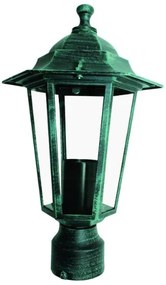 ACA Lighting Venkovní lucerna HI6024V max. 60W/E27/IP45, Green-black