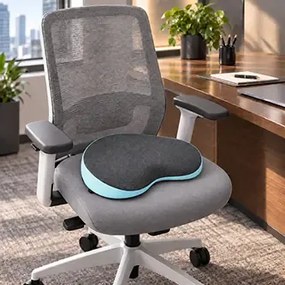 Powerton ERGO PASTEL EDITION modrá / Podsedák / paměťová pěna / 460 ×