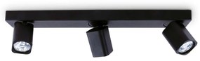 Ideal Lux Nástěnné/stropní svítidlo RUDY SQUARE 3xGU10 Barva: Černá