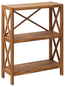 Designový regál Walworth 87 cm přírodní dub
