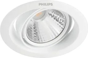 Philips Pomeron bílá / LED podhledové svítidlo / 1x7W / 450lm / 4000K