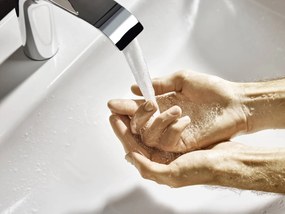 Hansgrohe Vivenis, umyvadlová baterie 110, s výpustí, EcoSmart, chromová, 75020000