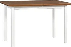 Nábytkáři ORFA MAXMILIÁN 4 (MAX 4) - jídelní stůl rozkládací  - Dýha dubová přírodní/ nohy, podstava bílá - kolekce &quot;DRE&quot; (K150-E)