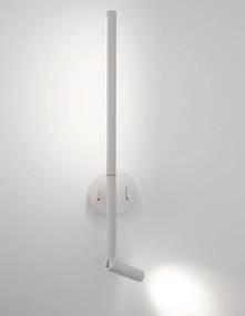 Matně bílé hliníkové LED nástěnné svítidlo s ohybatelnou konstrukcí Handy – Nova Luce