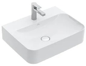 Villeroy & Boch Finion - Umyvadlo se skrytým přepadem, 60x47 cm, s CeramicPlus, alpská bílá 41686CR1