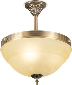 BRILAGI - Lustr na tyči DAHLIA 3xE27/40W/230V pr. 37 cm mosaz