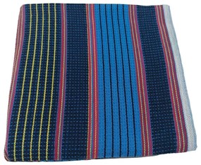 Modrý vaflový pracovní bavlněný ručník 50x100 cm – JAHU collections