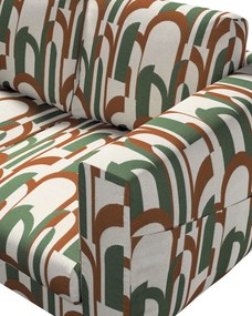 Potah na pohovku IKEA Norsborg 2-místná barva zelená látka pletený vzor, vzorované
