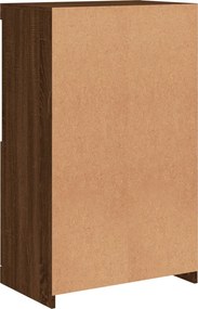 vidaXL Příborník s LED osvětlením 60,5 x 37 x 100 cm [836668] Barva: Bílá