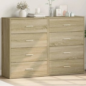 Příborníky 2 ks dub sonoma 60 x 31 x 84 cm kompozitní dřevo 3276583
