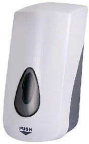 Sanela Plastové doplňky - Dávkovač pěnového mýdla, 1 l, bílá SLDN 05