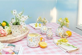Krémové vázy v sadě 3 ks z kameniny (výška 10 cm) Ditsy Floral – Sass &amp; Belle