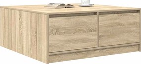 Konferenční stolek se zásuvkami Sonoma Dub 100x100x40 cm 3328401