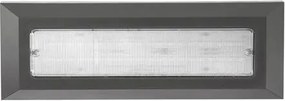 NV 811501 Venkovní nástěnné svítidlo PULSAR tmavě šedý ABS akrylový difuzor LED 4W 3000K nebo 4000K 220-220V 62st. IP54 - NOVA LUCE