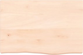 Koupelnová deska 60x40x(2-6) cm neošetřené masivní dřevo 3156010