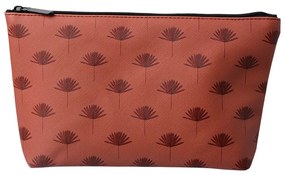 Hnědá toaletní taška s palmovými listy Palm Leaf - 26*6*16 cm