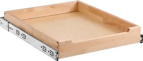 Organizér výsuvné skříňky Výsuvná police s měkkým zavíráním Dřevěná zásuvka 43,2 cm