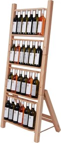 Stojan na víno 667 - Dřevěný stojan na 24 lahví vína