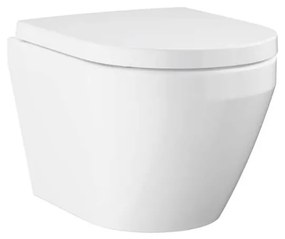 Grohe Euro Ceramic - Závěsné WC se sedátkem Softclose, Rimless, Triple Vortex, alpská bílá 102509SH00