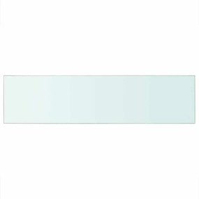 Policové desky 2 ks sklo čiré 100 x 25 cm 3051585
