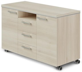 Mobilní kontejner TopOffice 120 x 50,4 cm, akát světlý