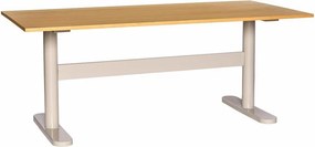 Pracovní stůl s deskou v dubovém dekoru 90x190 cm Tona – Hübsch