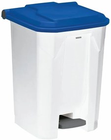 Rossignol SAS Koš na tříděný odpad pro HACCP - papír, Rossignol Utilo 54041, 50 L, modrý plast