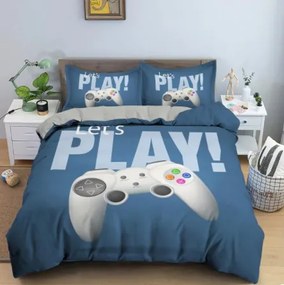 3-dílné ložní povlečení pro hráče Playstation Varianta: set 013, Velikost: King: 220*240 cm +  50*75 cm